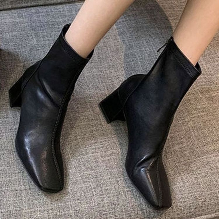 여성 앵클 부츠 슈즈 여자 워커 부츠 신발 뒷지퍼 3색 홈플러스 택배배송