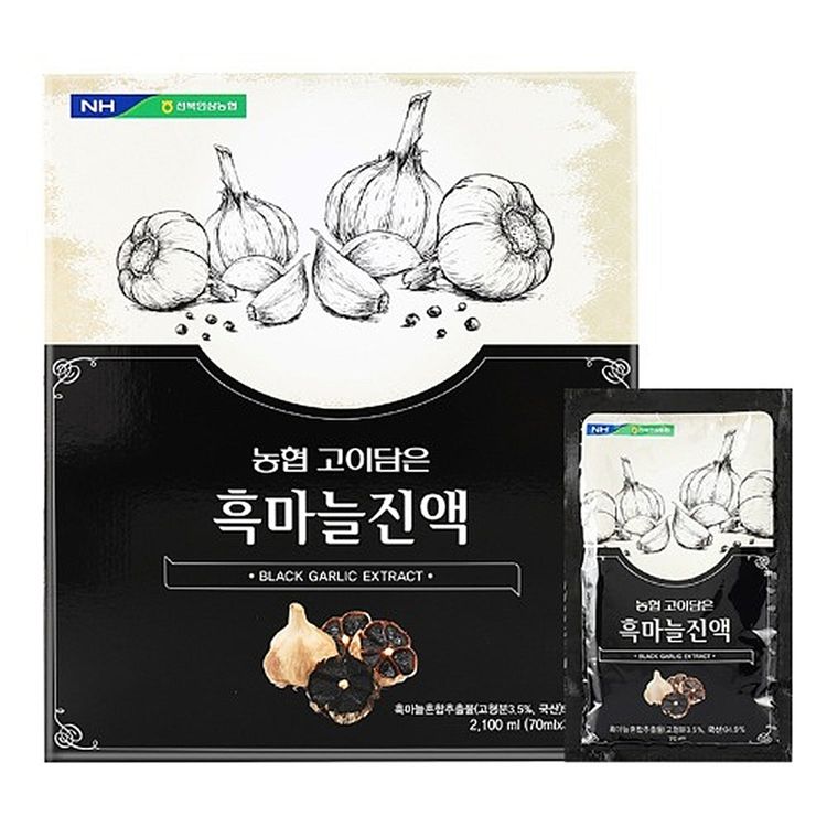 전북농협 고이담은 흑마늘진액 70mlx30포 선물세트 홈플러스 택배배송