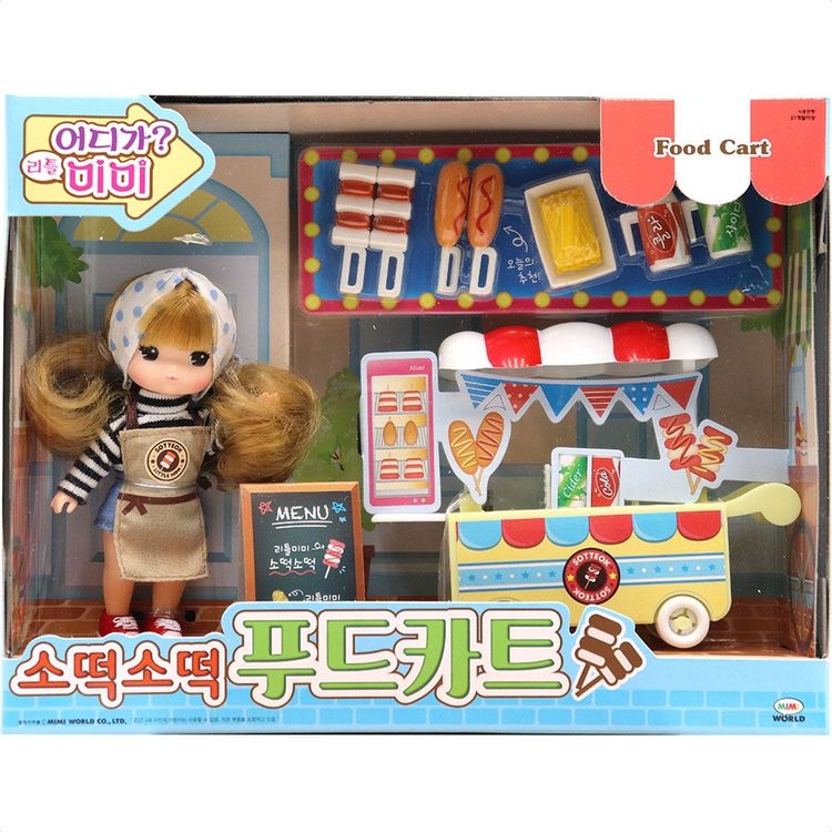 패션 캐릭터 인형 놀이 역할놀이 리틀미미 푸드카트 홈플러스 택배배송