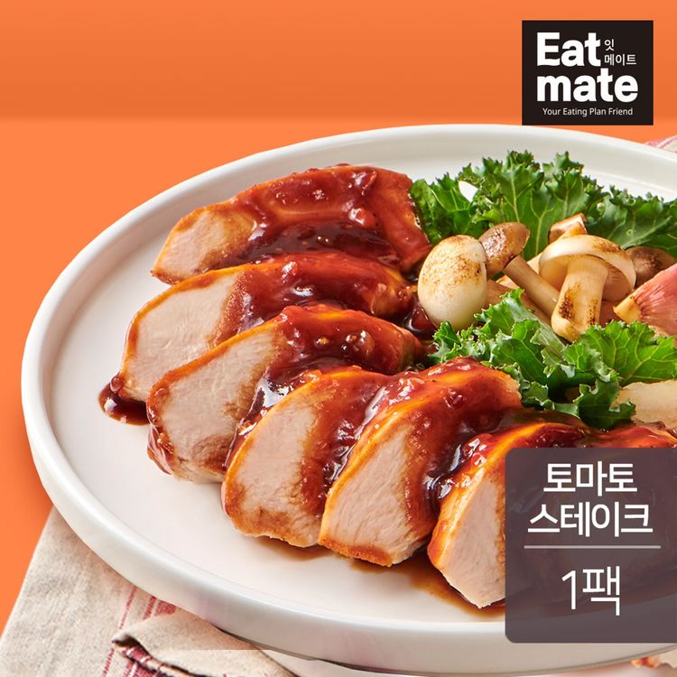 잇메이트 슬라이스 소스 닭가슴살 토마토스테이크 150g1팩 홈플러스 택배배송