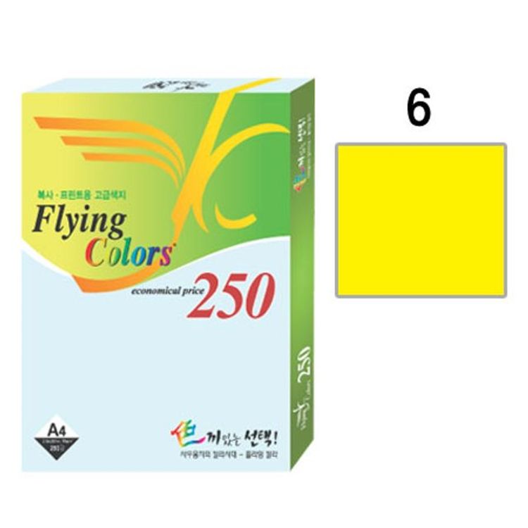 플라잉컬러 Nc311722dd5 A4컬러용지 레몬색80g 250매 홈플러스 택배배송
