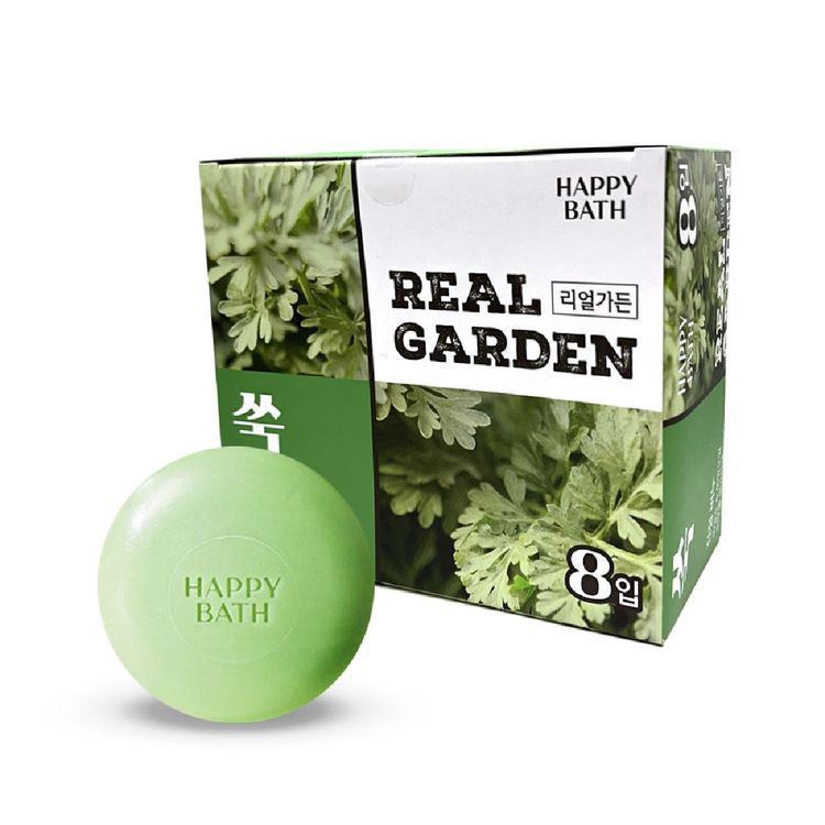 해피바스 리얼가든 쑥 진정 비누 90g 8개입 | 홈플러스 택배배송