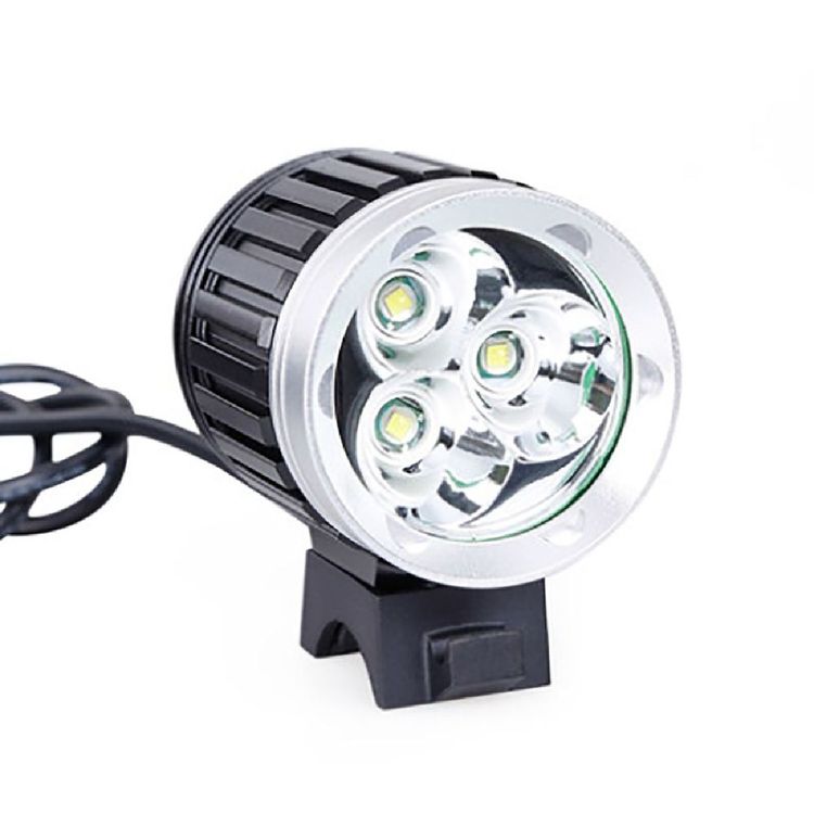 T6 Led 3개 3600루멘 전조등 라이트 본체 자전거 캠핑 홈플러스 택배배송