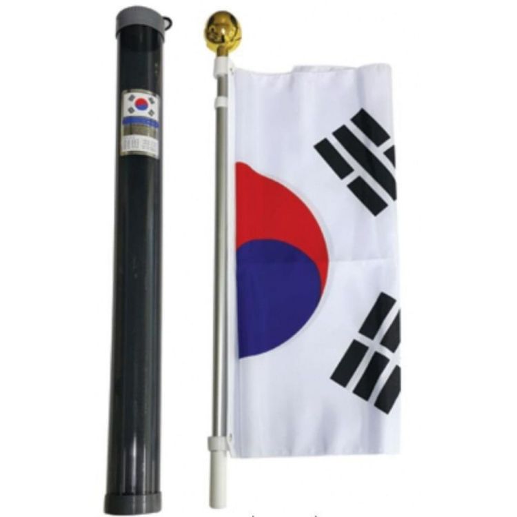 가정용태극기세트 고급형 봉길이1m20cm 홈플러스 택배배송