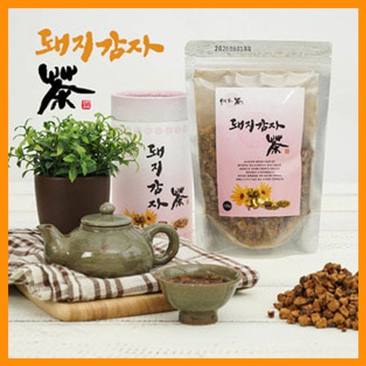 뿌리로빚은차 돼지감자차 국내산 지퍼백100g 지관90g 홈플러스 택배배송