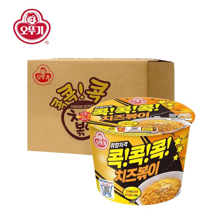 라면천국 즉석간식 박스 오뚜기 치즈볶이 큰컵 95g 12입 홈플러스 택배배송
