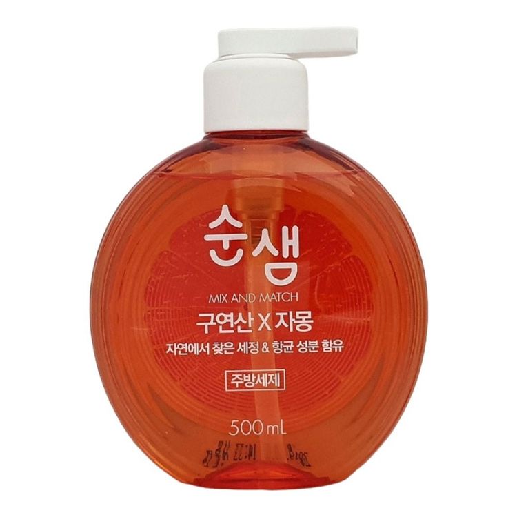 애경 순샘 주방세제 구연산 자몽 펌프 용기 500ml 홈플러스 택배배송