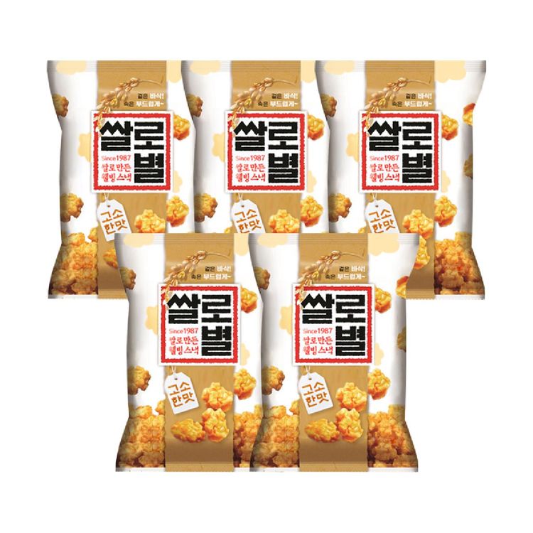 롯데 쌀로별 고소한맛 78g X 5개 낱개 홈플러스 택배배송