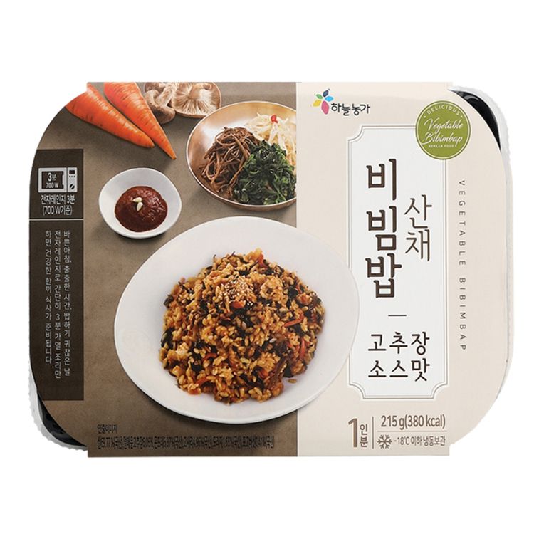 하늘농가 간편식 냉동밥 산채비빔밥고추장맛×10팩 홈플러스 택배배송