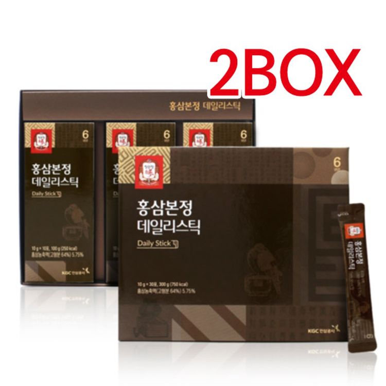 정관장 홍삼본정 데일리스틱 10g30포 쇼핑백 증정 2box 홈플러스 택배배송