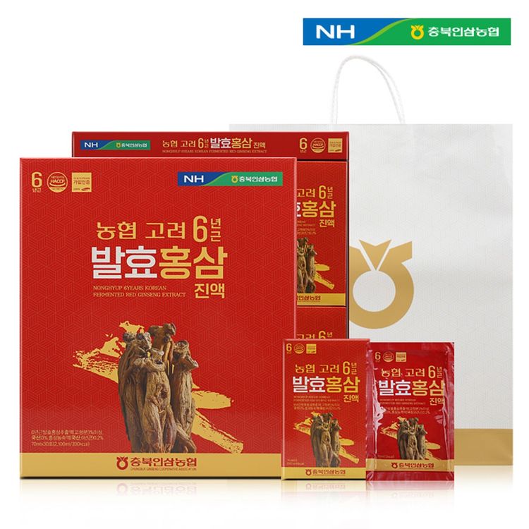 충북인삼농협 고려 6년근 발효홍삼진액 70mlx30포 홈플러스 택배배송