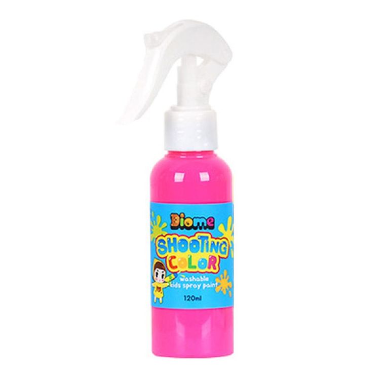 미술놀이 스프레이 물감 슈팅 컬러 120ml 형광분홍 홈플러스 택배배송