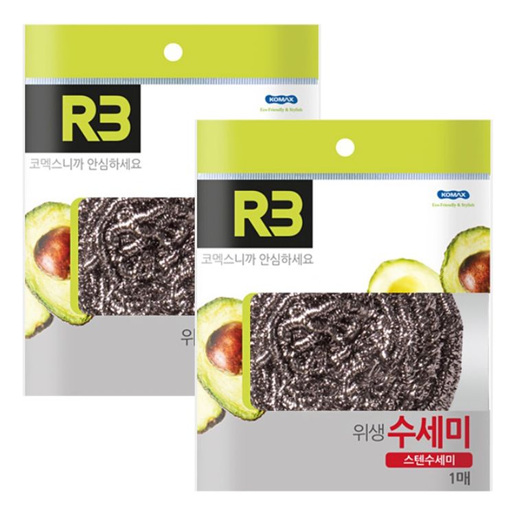 코멕스 R3 위생 스텐수세미 1매입 X 2개 홈플러스 택배배송