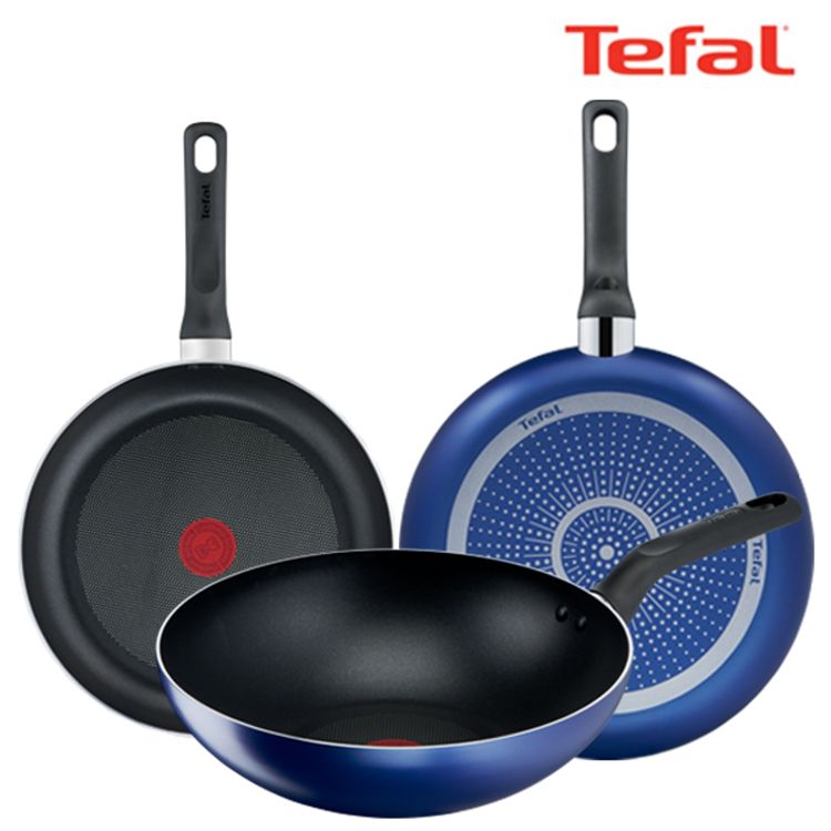 Tefal 테팔 팬and냄비 Ptfe 미드나잇 블루 3종세트 프라이팬 26cm 28c 홈플러스 택배배송