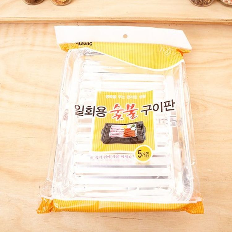 일회용 실용적인 N61332784e1 숯불구이판 5입 구이팬 고기불판 그릴팬 홈플러스 택배배송