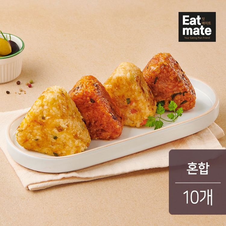 잇메이트 닭가슴살 찰현미 구운주먹밥 혼합 100gx10팩야채3김치3간장계란2전주비빔 홈플러스 택배배송