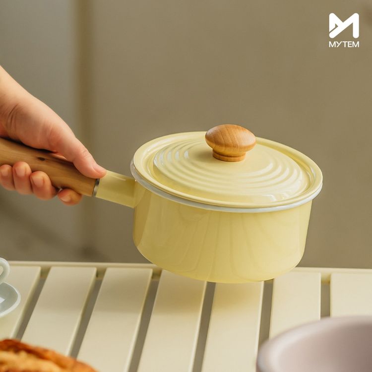 S급리퍼 마이템 젤라또 법랑 에나멜 코팅 16cm 편수 냄비 홈플러스 택배배송