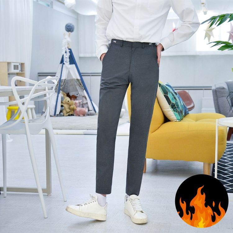 허리조절 기모 스판 그레이 교복바지 남자 홈플러스 택배배송