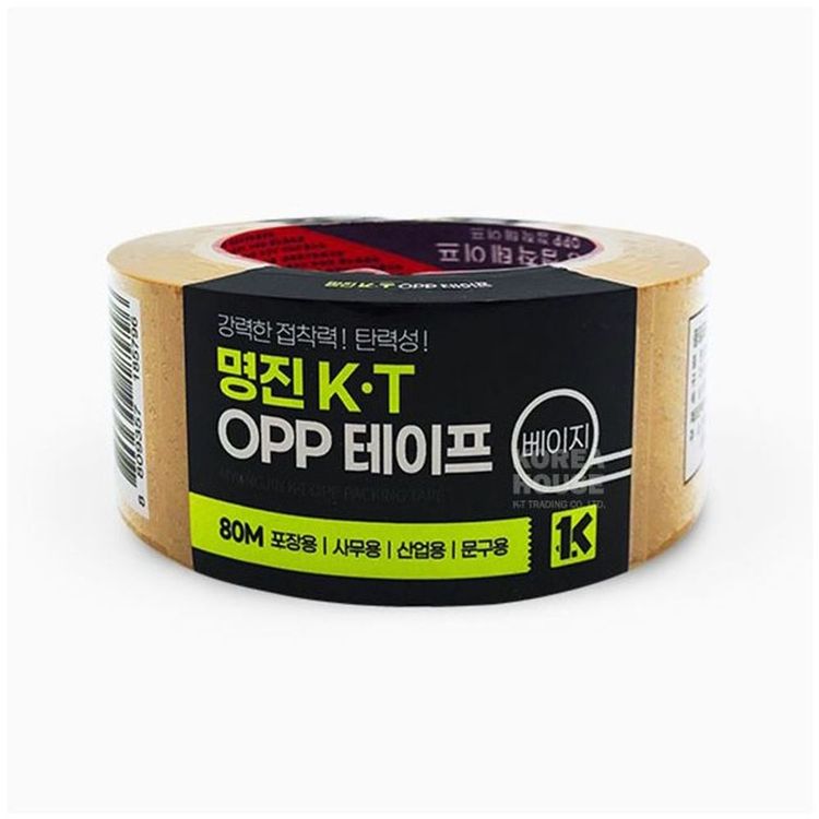 황색테이프 포장용 황색 Opp테이프 80m 베이지 5p 박스 테이프 홈플러스 택배배송