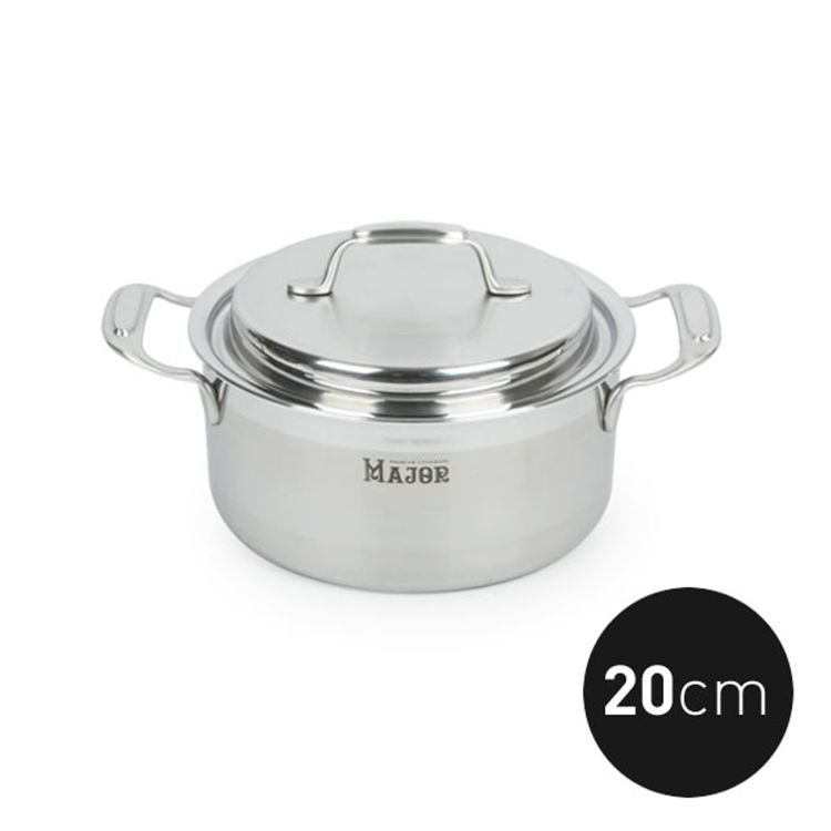 키친아트 메이저 통5중 스텐냄비 양수20cm 홈플러스 택배배송