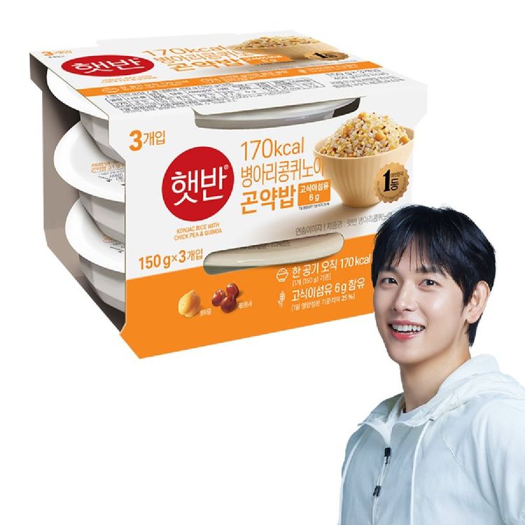 CJ 햇반 병아리콩퀴노아 곤약밥 150G*3 | 홈플러스