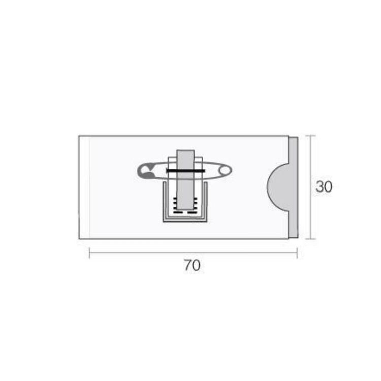10개입 70x30mm 이름표 명찰 아크릴명찰 네임텍 회의 홈플러스 택배배송