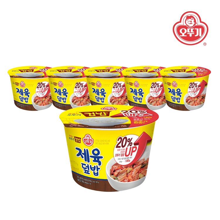 오뚜기 맛있는 오뚜기 컵밥 제육덮밥증량 310g X 6개 홈플러스 택배배송