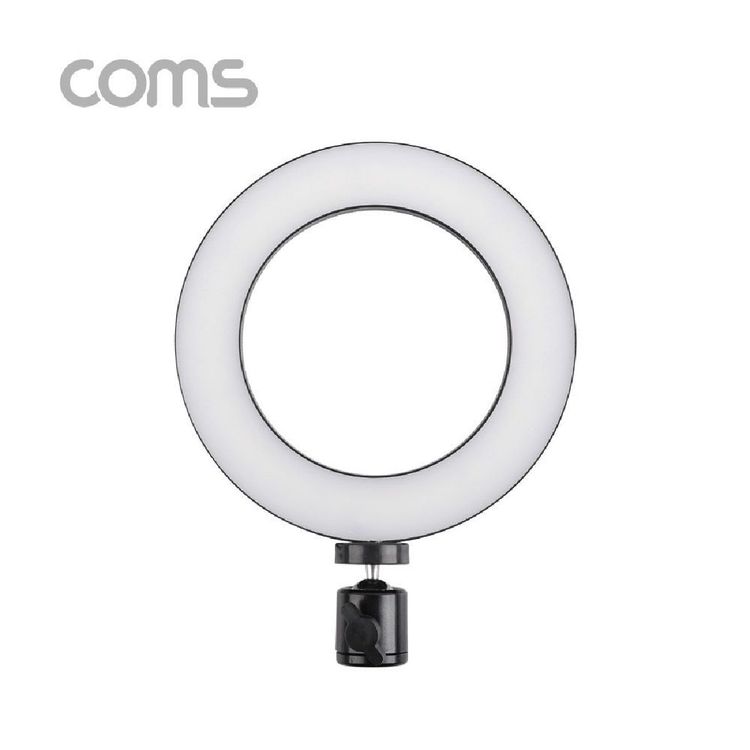 Coms Led 원형 램프 링 라이트 개인방송용 조명 16cm 홈플러스 택배배송