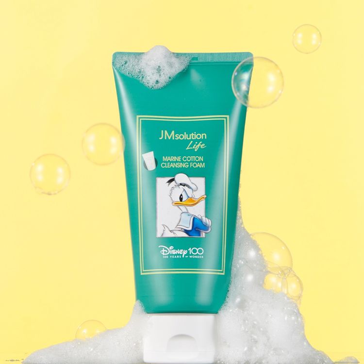 디즈니 100주년 한정판 제이엠솔루션 라이프 마린 코튼 클렌징폼 300ml 홈플러스 택배배송