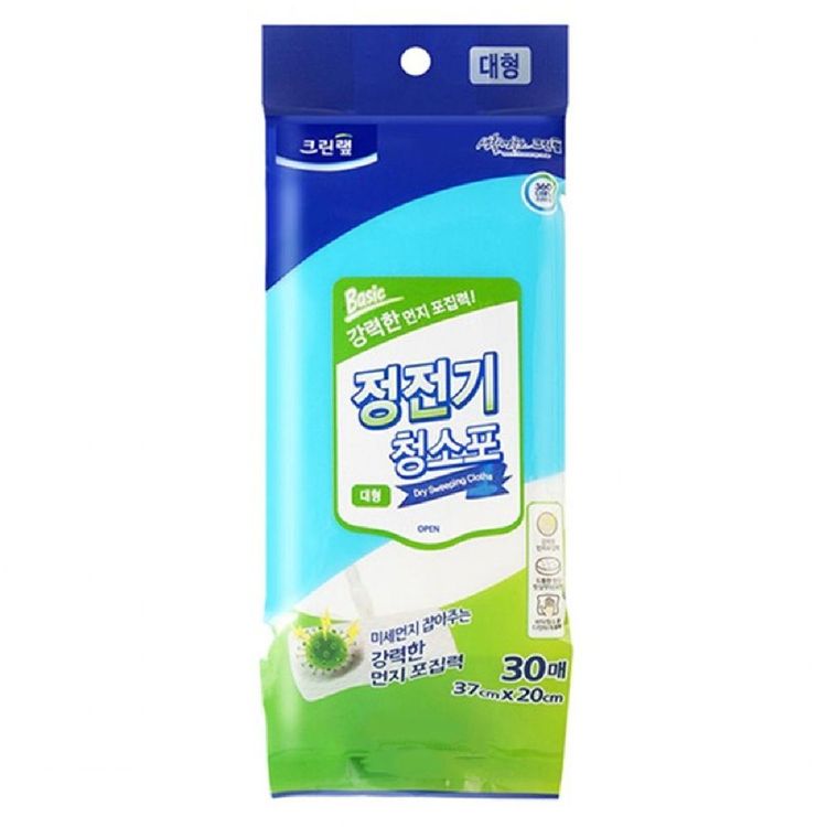 크린랩 정전기 청소포 대형30매 홈플러스 택배배송