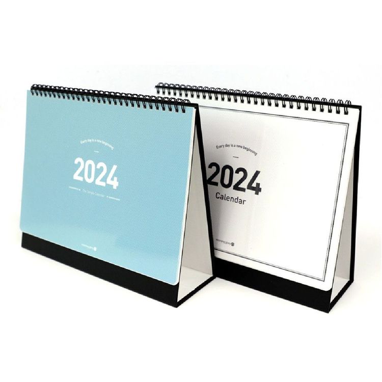 모닝글로리 2024 캘린더 스탠딩탁상달력 랜덤1개 홈플러스 택배배송