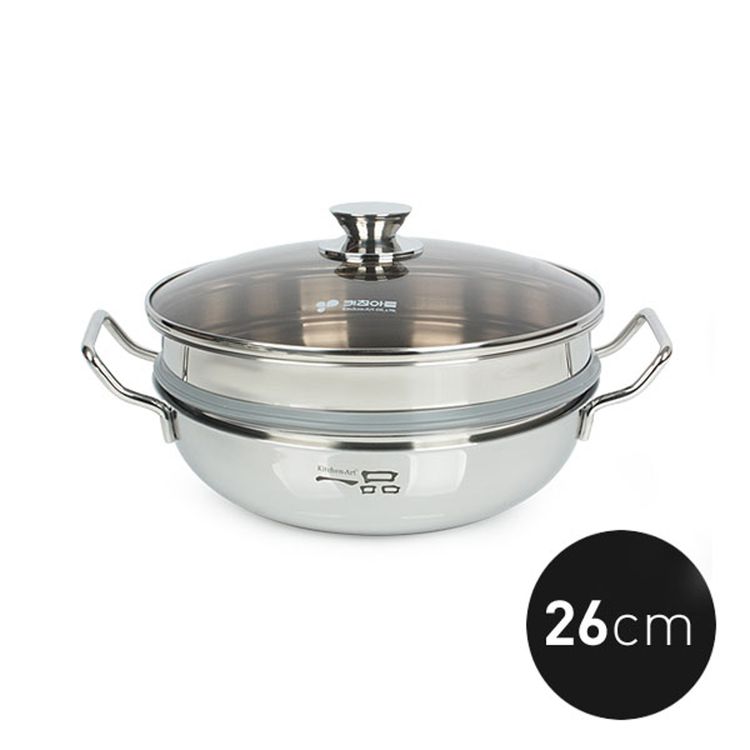 키친아트 일품 통3중 찜냄비 26cm 홈플러스 택배배송