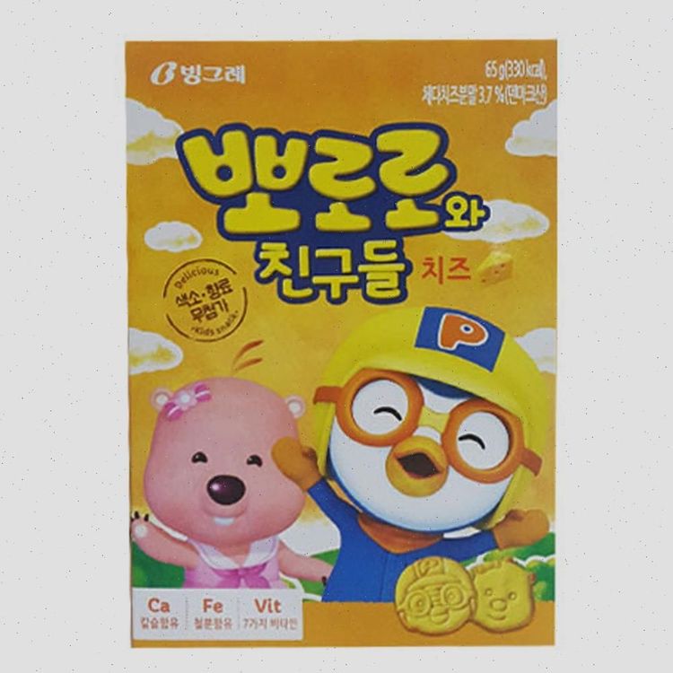 빙그레 뽀로로와 친구들 치즈 맛 65g 10개 홈플러스 택배배송