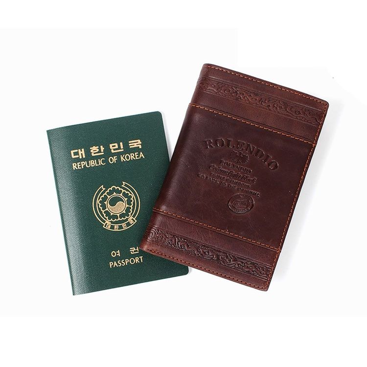 Bm80 Nc2249dc36d 유니크한 소가죽 여권지갑 포켓 카드 지폐 동전 홈플러스 택배배송