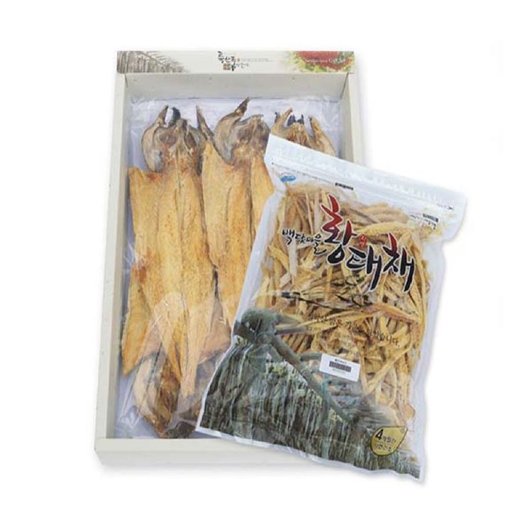 용대리 종합선물세트황태포5미황태채150g 황태 말린황태 마른황태 건황태 황태포 명절선 홈플러스 택배배송
