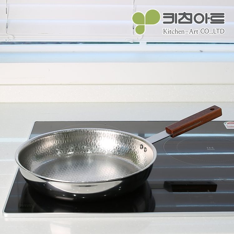 키친아트 인덕션 겸용 통5중 스텐 후라이팬 시리즈 26cm 후라이팬 홈플러스 택배배송