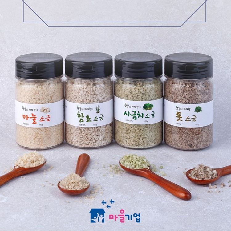 자연담은 영양 굵은소금 190g 마늘 시금치 톳 함초 중 선택 굵은 천일염 명절 홈플러스 택배배송