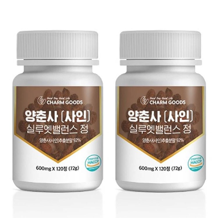 참굿즈 양춘사 사인 실루엣밸런스 정 120정x2통 홈플러스 택배배송