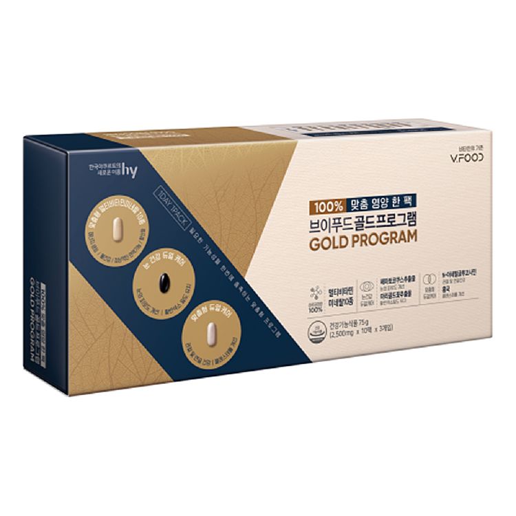 한국야쿠르트 브이푸드 골드 프로그램 2500mg X 30팩 홈플러스 택배배송
