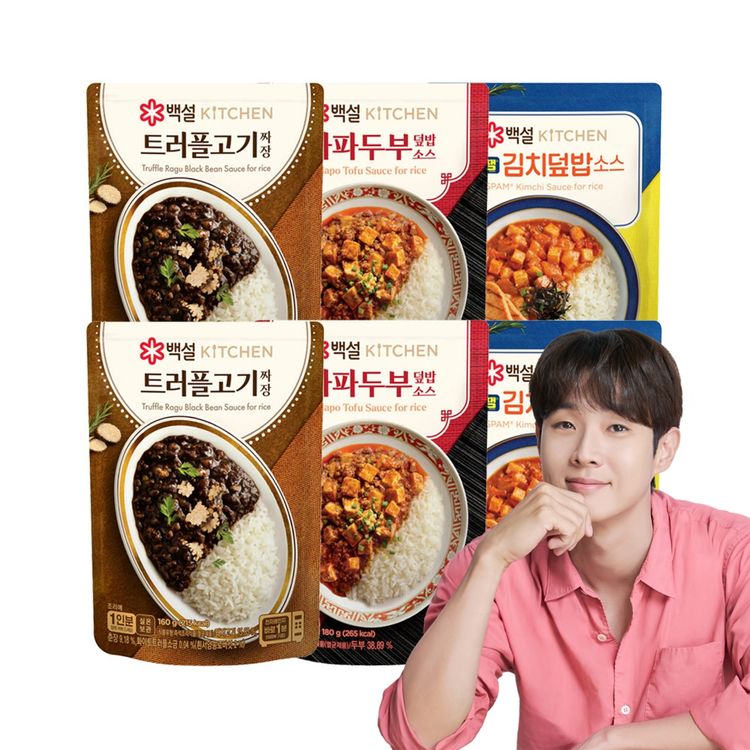 백설 덮밥 소스 B세트트러플짜장 2개마파두부 2개스팸김치 2개 홈플러스 택배배송