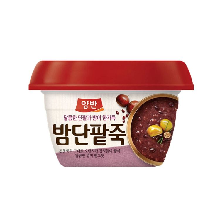 리미드 달콤한 단팥과 밤이 한가득 들어간 동원 양반 밤단팥죽 홈플러스 택배배송