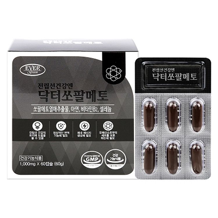 에버그린 전립선건강엔 닥터쏘팔메토 60캡슐 홈플러스 택배배송