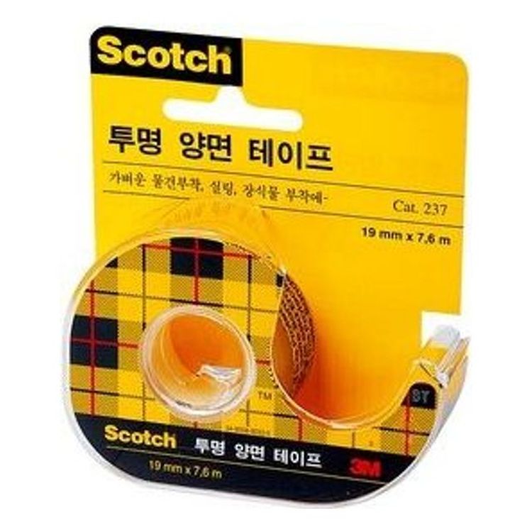 3m N1023aad5d2 스카치 237 투명양면테이프 19mmx76m 홈플러스 택배배송