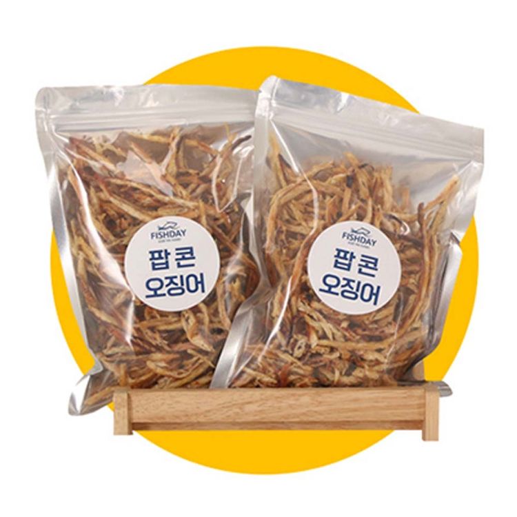 쫄깃쫄깃 달콤한 건어물 마른 안주 간식 팝콘 오징어 180g 홈플러스 택배배송