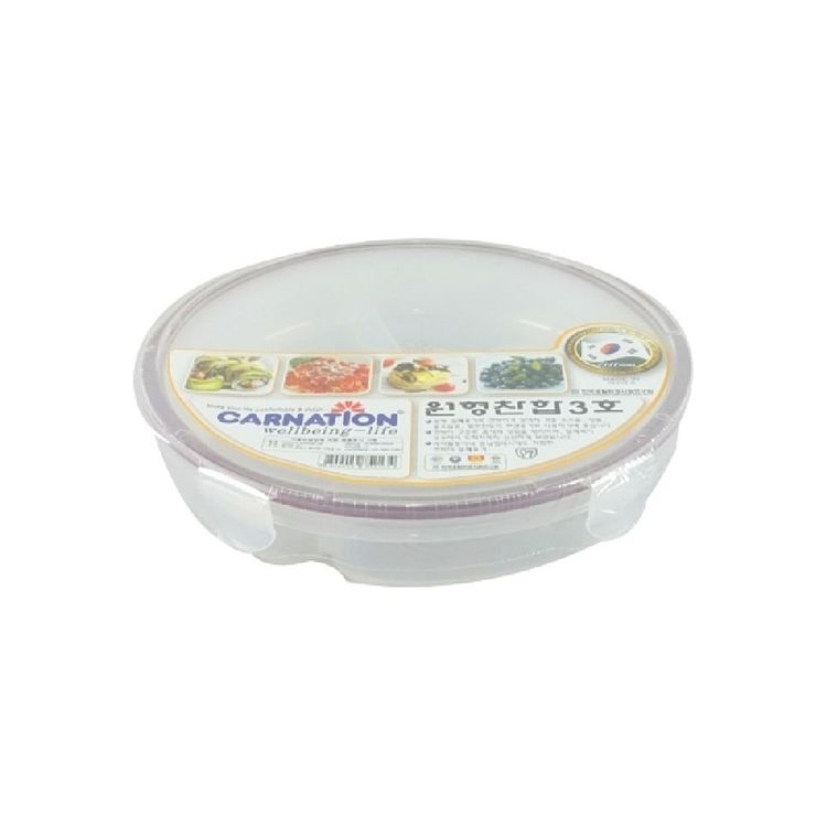 카네이션 실용적인 N61439715e1 Pp 원형 찬합 3호 찬합반찬통 냉장고수납용 홈플러스 택배배송