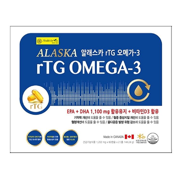 헬스포유 알래스카 RTG 오메가3 120캡슐 | 홈플러스 택배배송