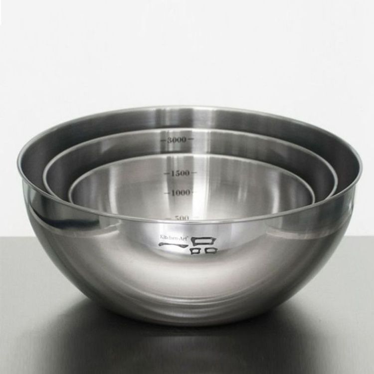 키친아트 N2285c87a8f 스텐볼 샐러드볼 믹싱볼 일품 야채볼 3종 홈플러스 택배배송