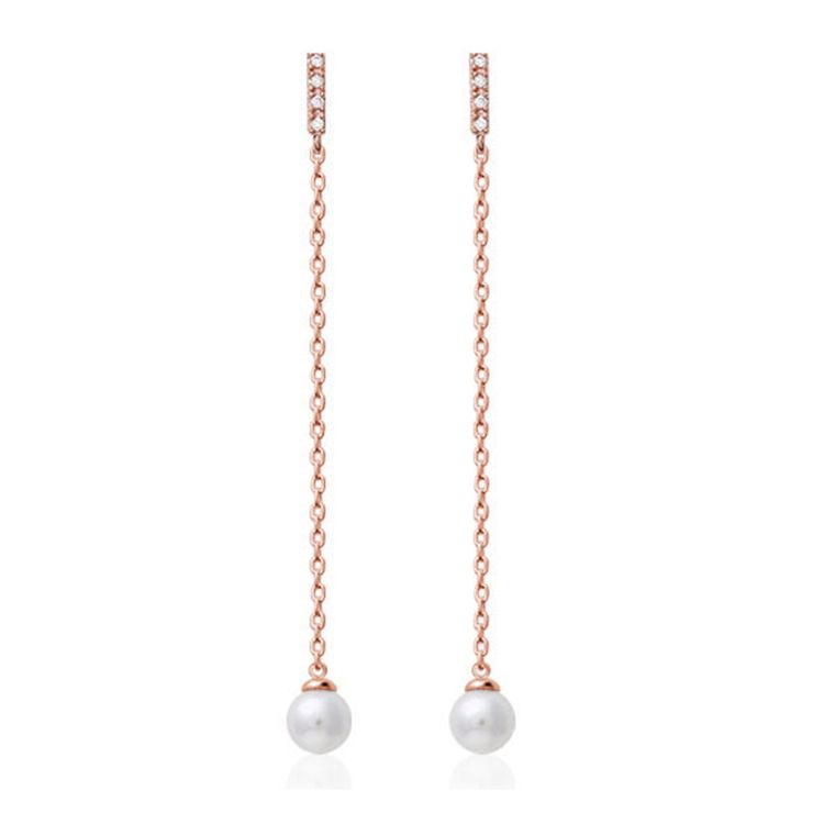 [미니아트] 14K Gold pin 레이닝 펄 귀걸이 MS337 | 홈플러스 택배배송