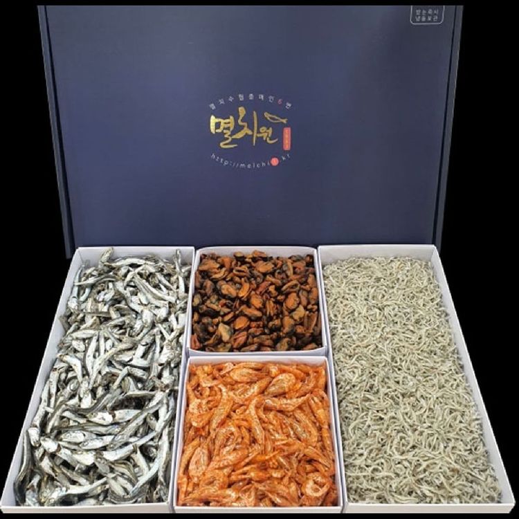 건어물4종 선물세트 대멸치세멸치홍합홍새우 멸치 다시멸치 대멸치 홍합 홍새우 세멸치 국 홈플러스 택배배송