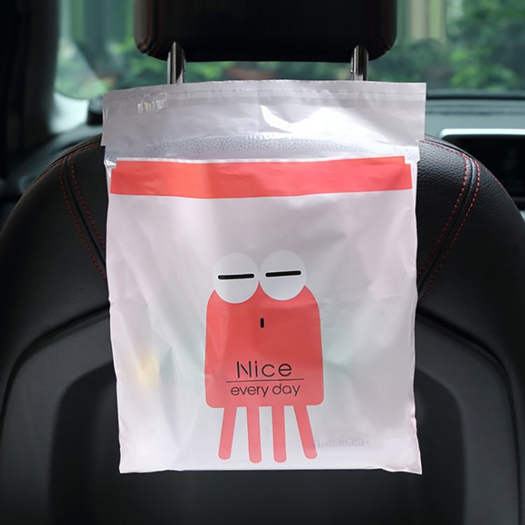 차량용 접착식 쓰레기봉투 15p레드자동차비닐봉투 홈플러스 택배배송